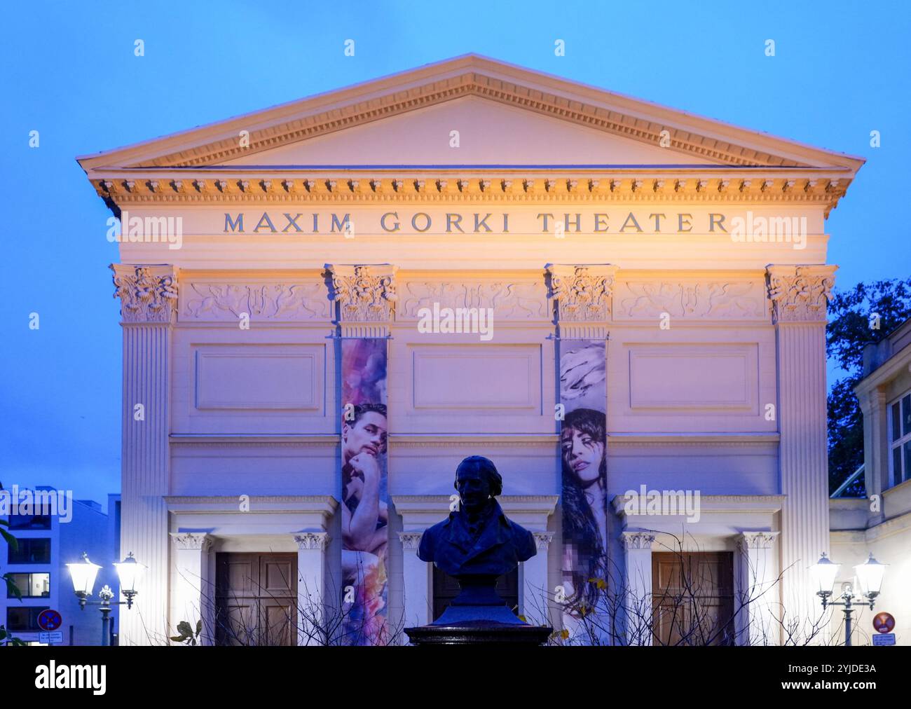 Berlin, Germany. 14th Nov, 2024. The Maxim Gorki Theater, taken during ...