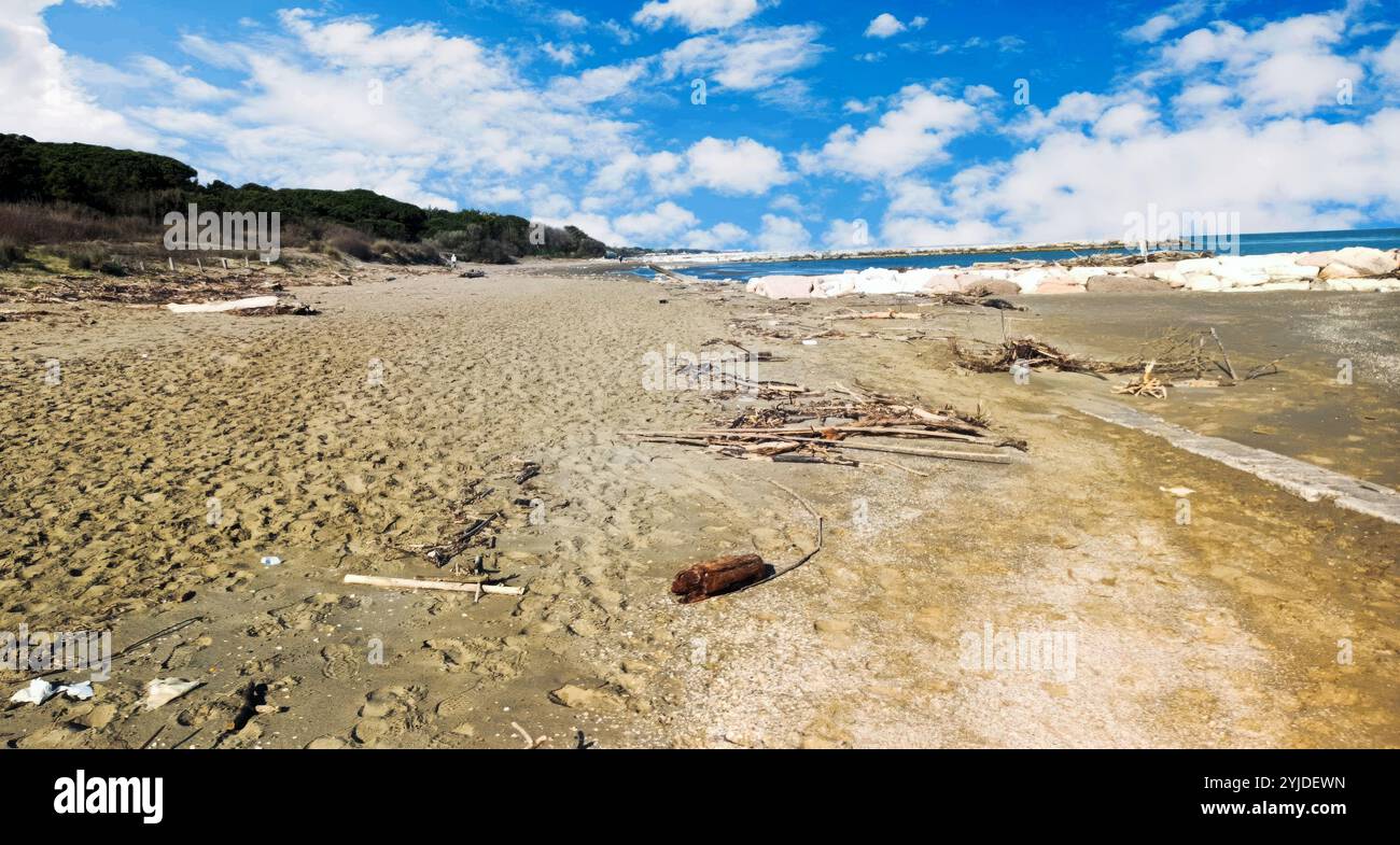 Magnificent beach and sea areas to spend your holidays in peace Stock ...