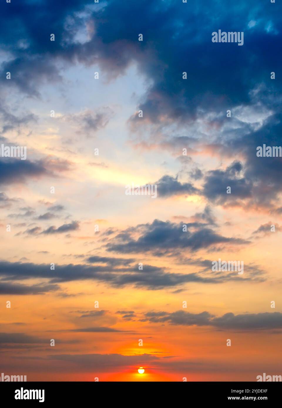 Beautiful sunset colors illuminate hi-res stock photography and images ...