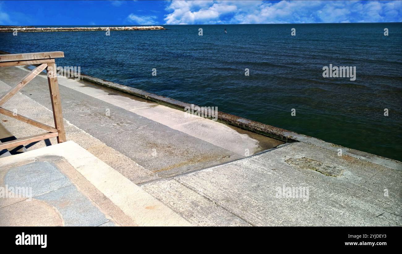 Magnificent beach and sea areas to spend your holidays in peace Stock ...