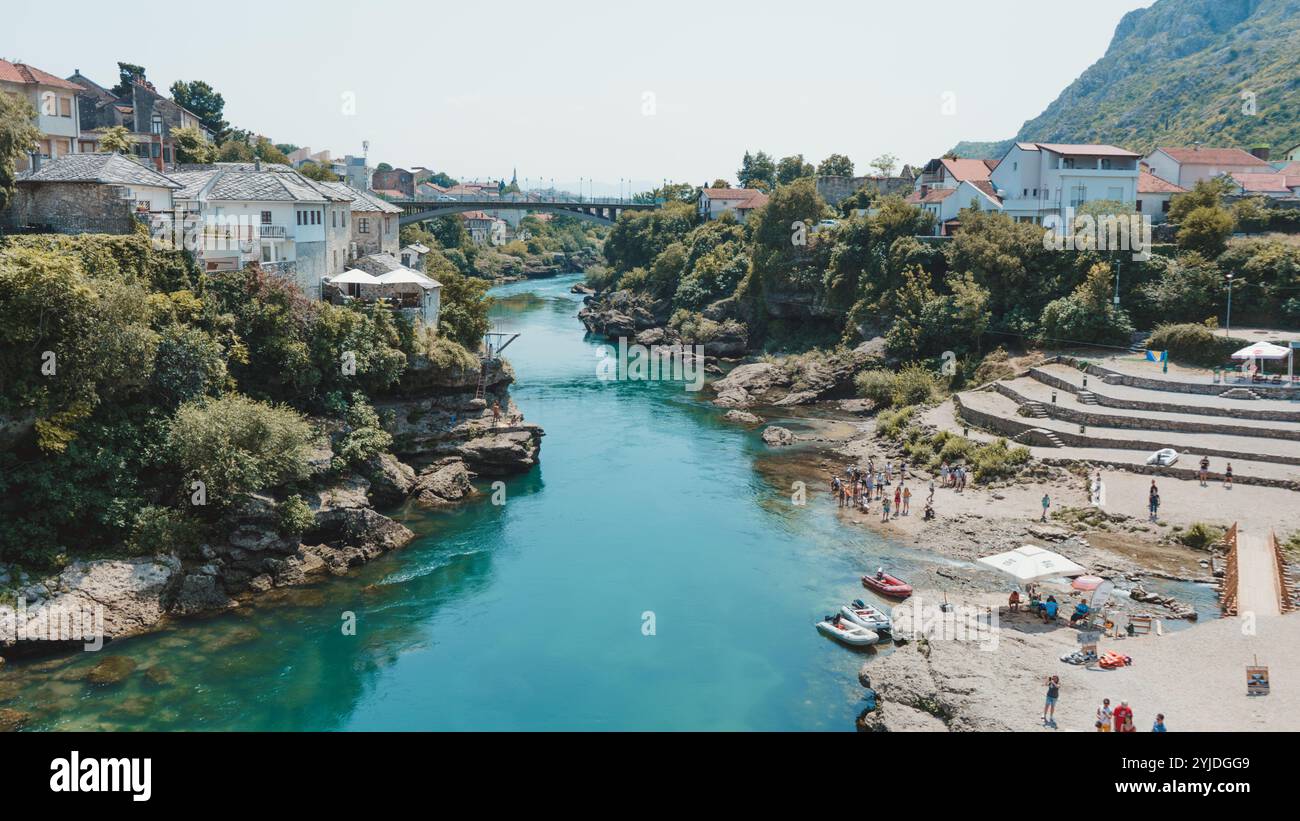 Stari Most (Mostar Bridge) Croatia Stock Photo - Alamy