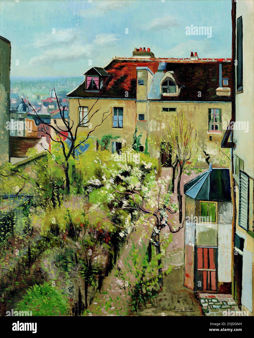 Jardin de la maison d'Utrillo. Museum: Musée du Petit Palais, Geneva ...