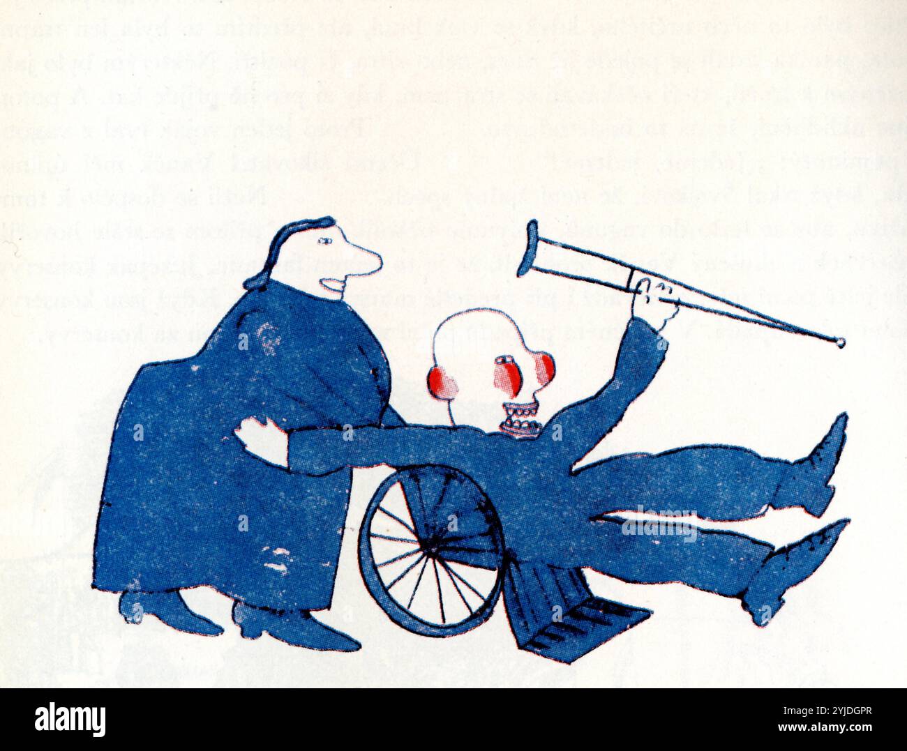 Illustration for the Book "The Good Soldier Švejk" by Jaroslav Hašek ...