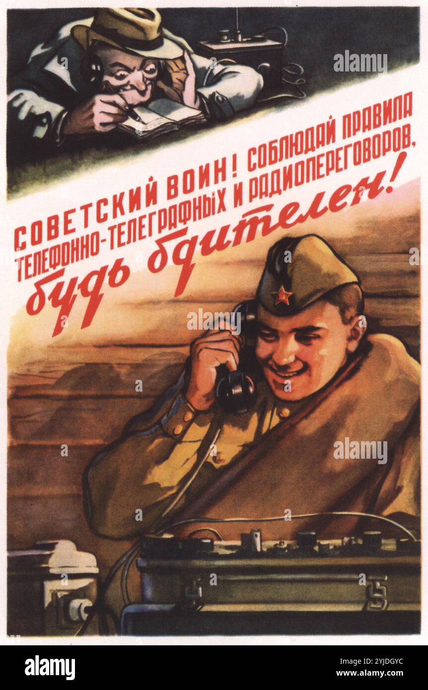 Soviet cold war propaganda poster hi-res stock photography and images ...