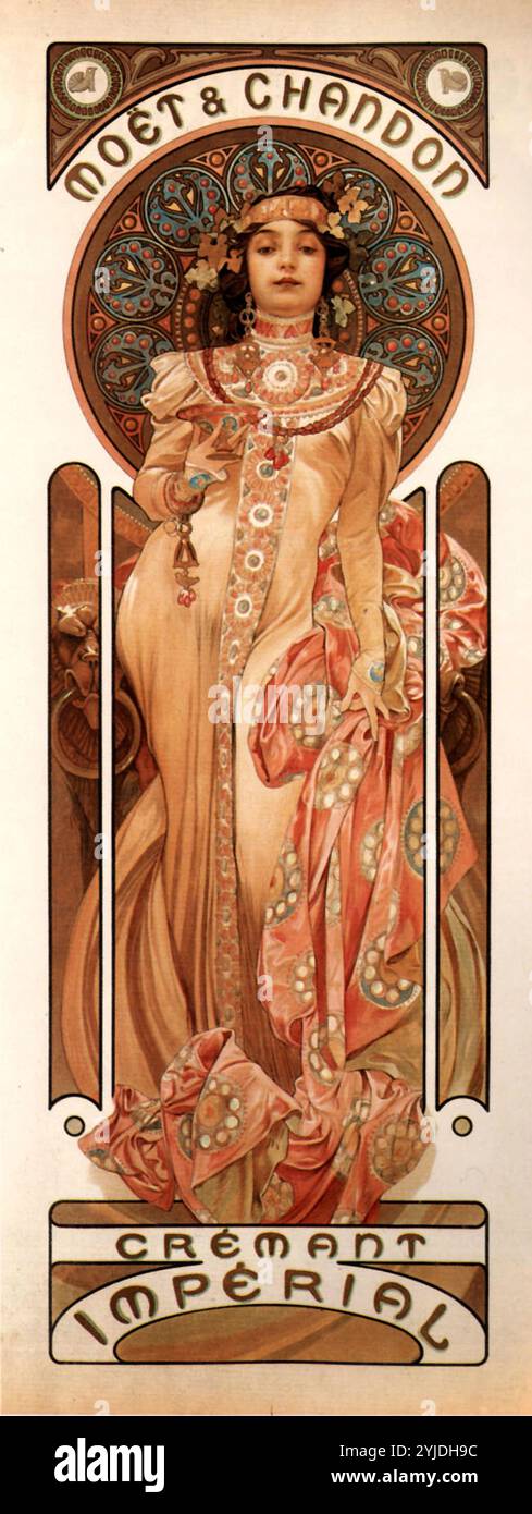Advertising Poster for the Moet & Chandon Cremant Imperial. Museum ...