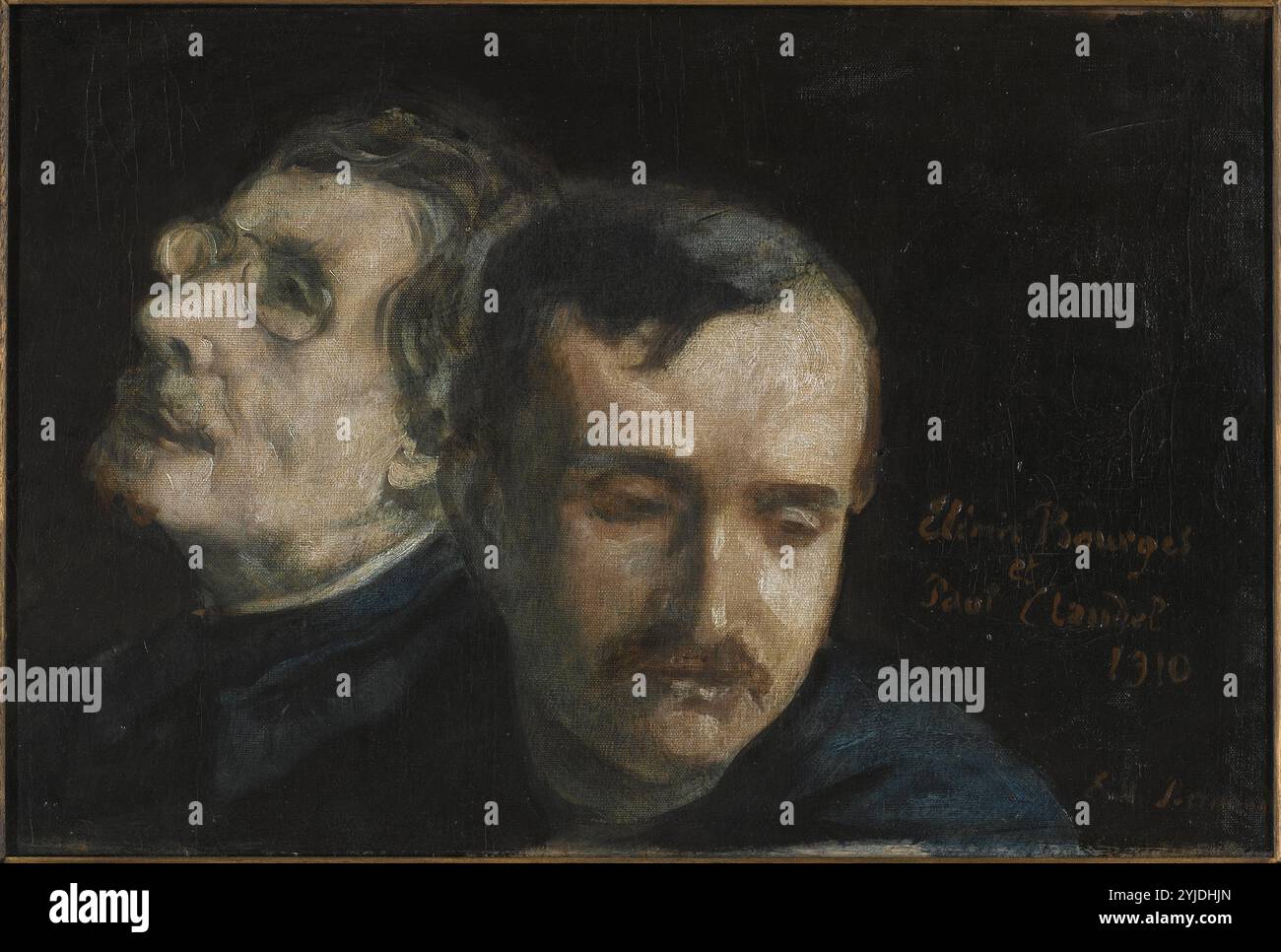 Double portrait of Paul Claudel and Élémir Bourges. Museum: Musée d ...