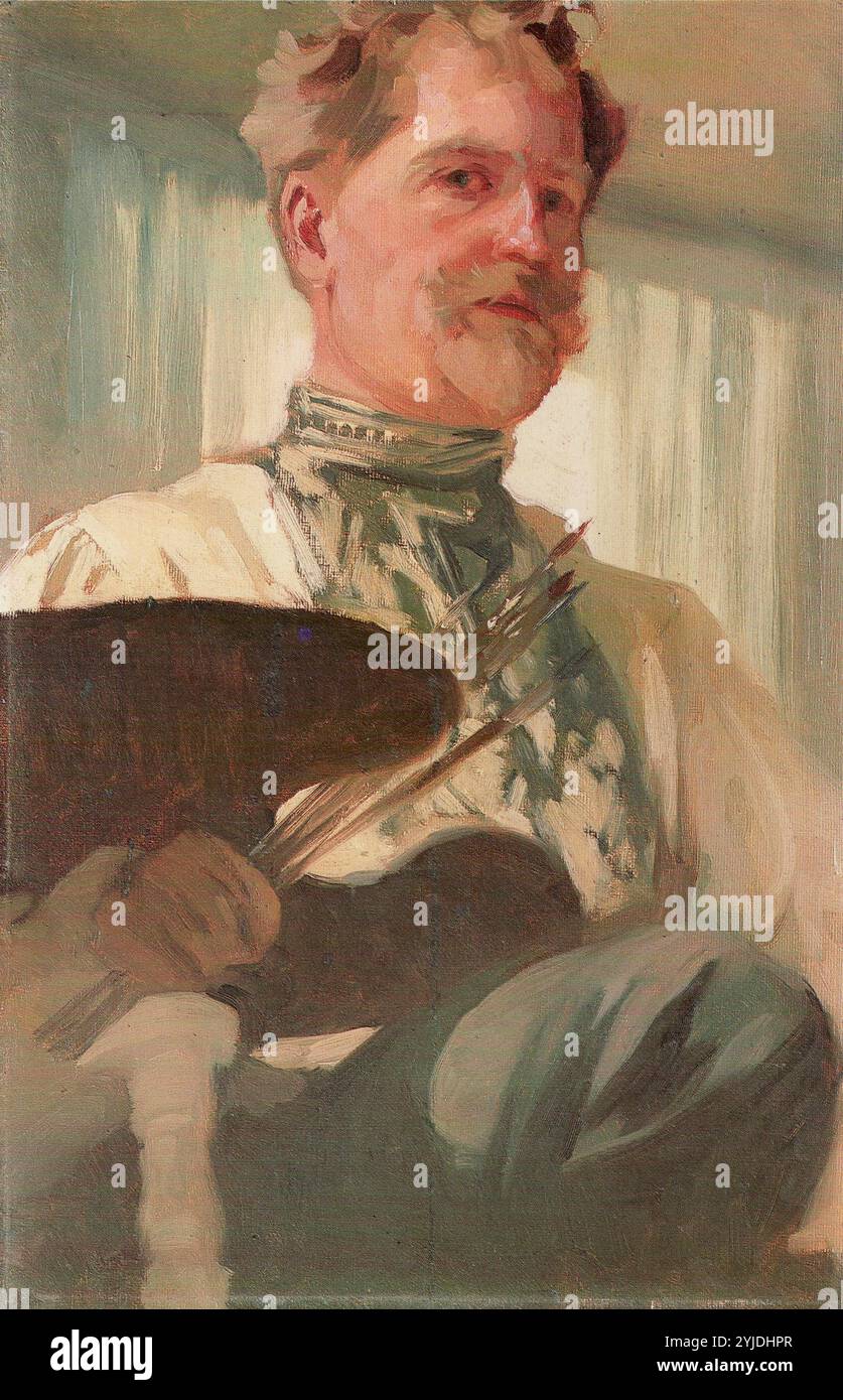 Self-Portrait. Museum: A. Mucha Museum, Prague. Author: Alfons Marie ...