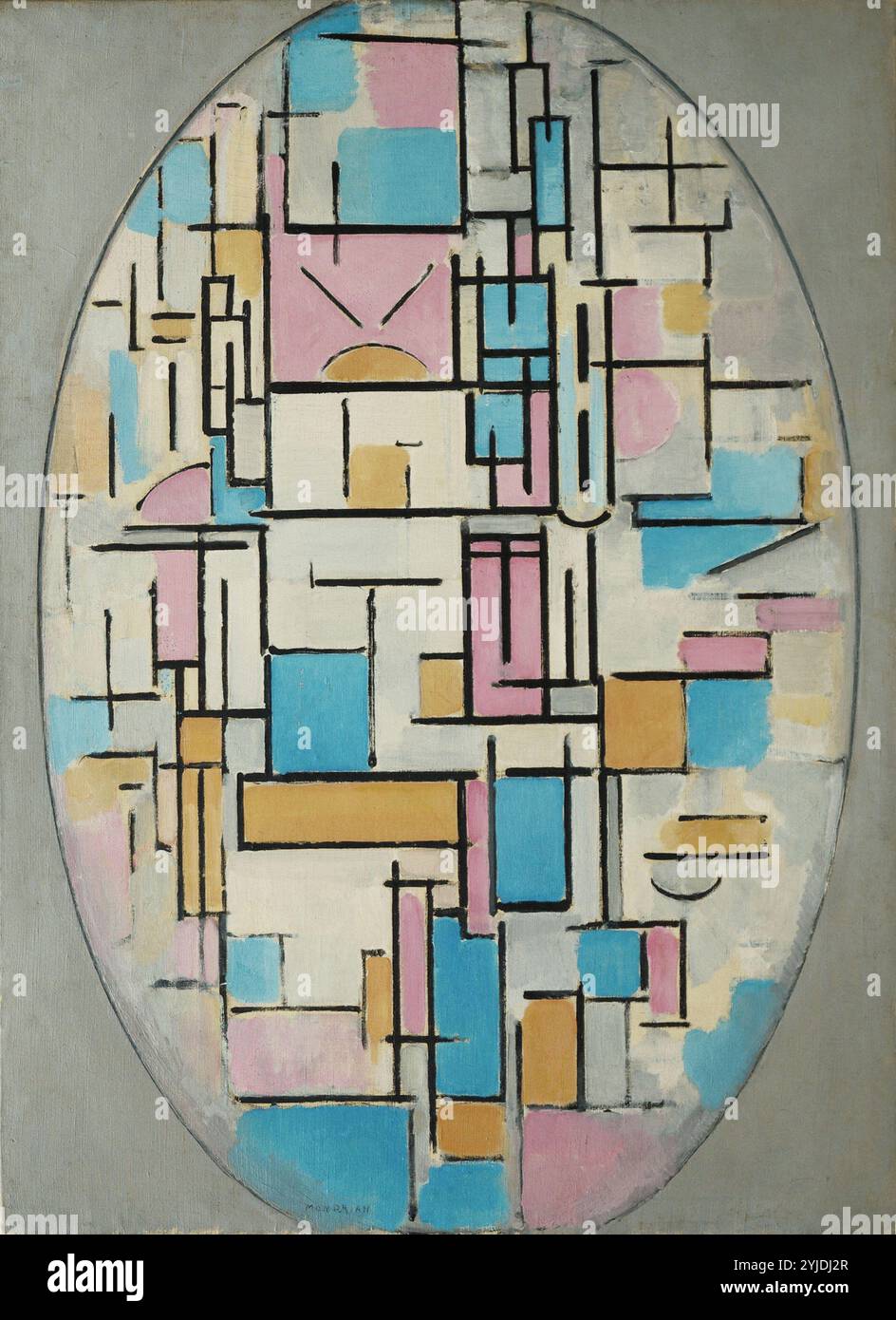Composition in Oval with Color Planes 1. Museum: © Museum of Modern Art ...