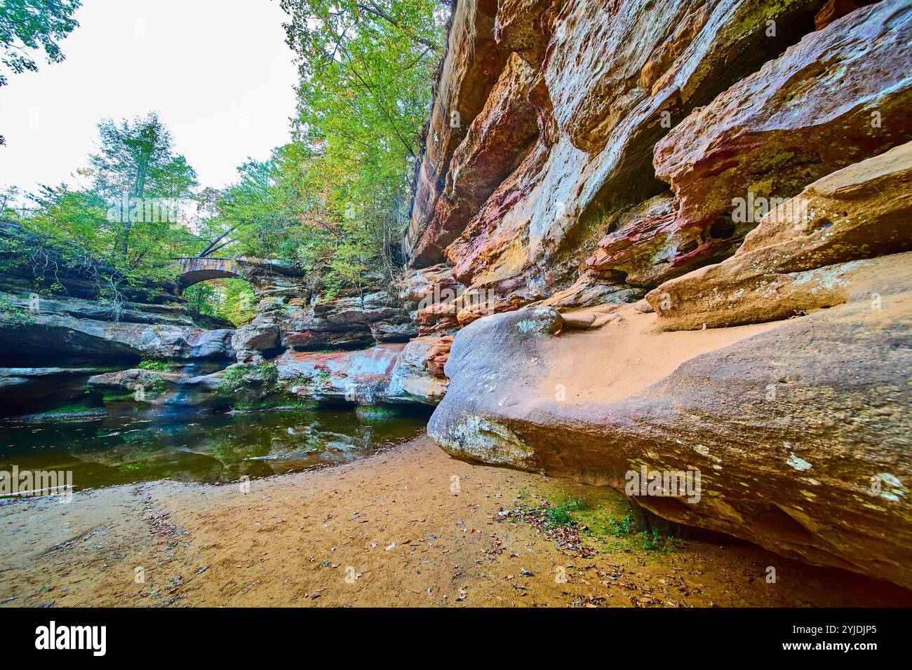 Bridge over ravine in hi-res stock photography and images - Alamy