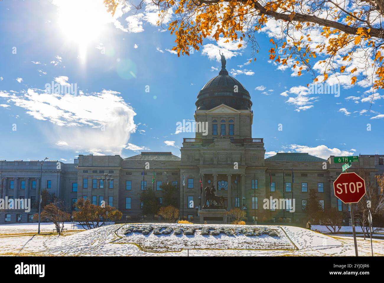 State capitol complex in Helena, capital of Montana state. State ...