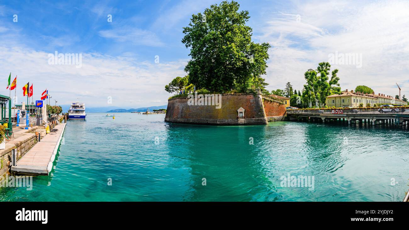 PESCHIERA DEL GARDA, ITALY – AUGUST 21, 2024: Scenic waterfront in ...