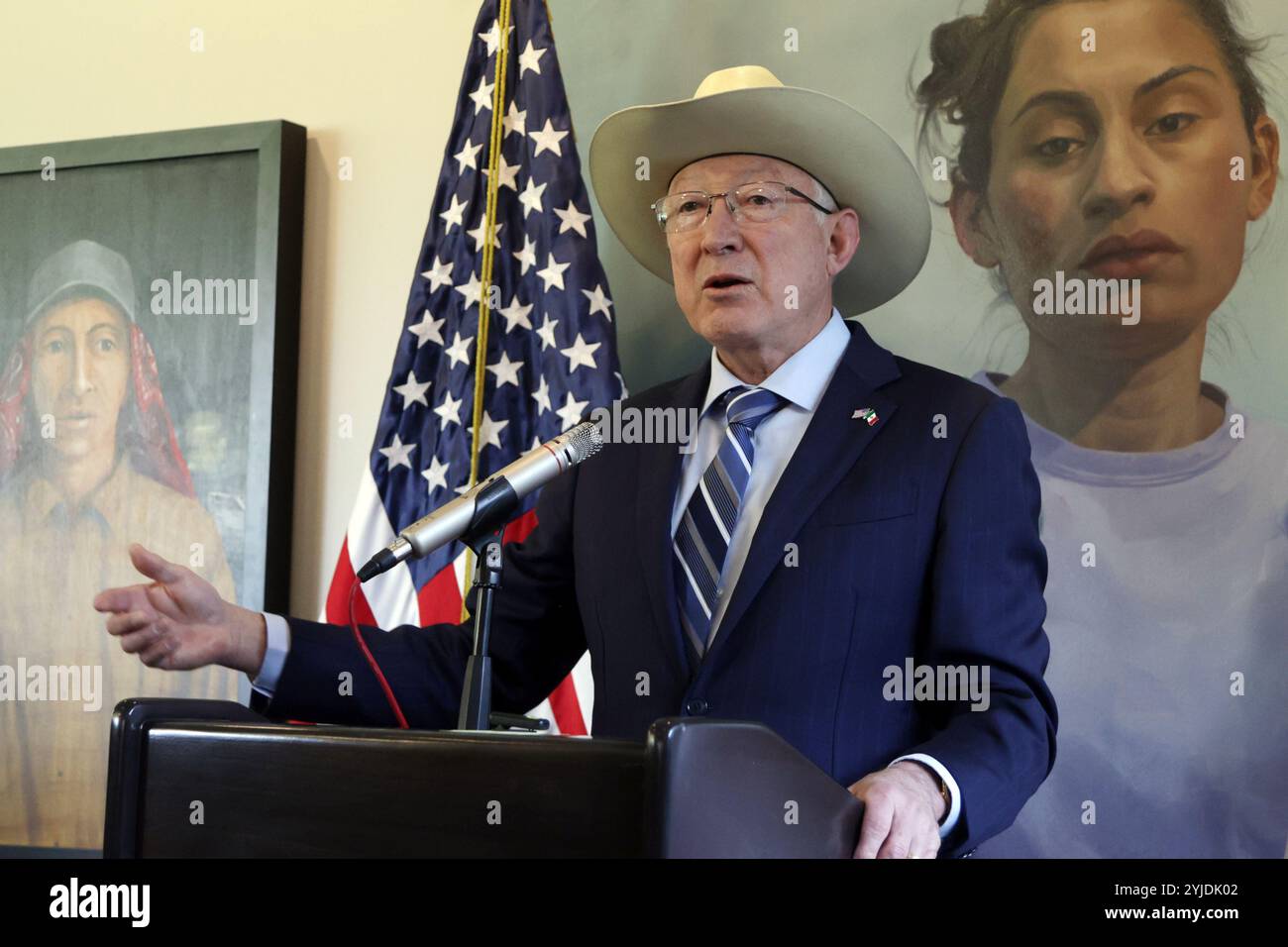 Mexico City, Mexico. 13th Nov, 2024. U.S. Ambassador to Mexico Ken ...