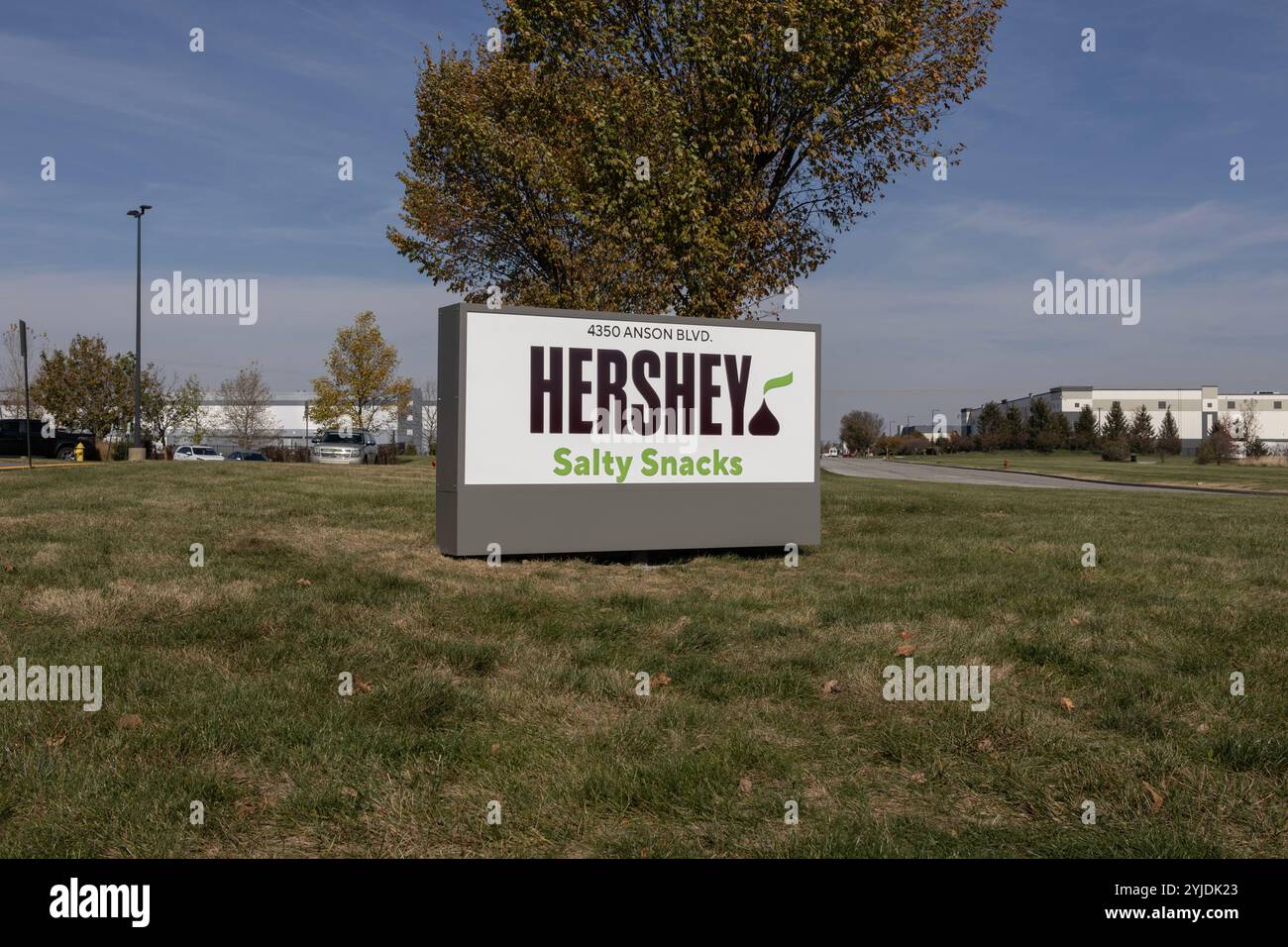 Whitestown - October 30, 2024: Hershey Salty Snacks division. The ...