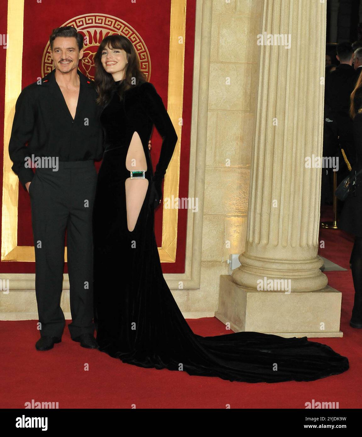 London, UK. 13th Nov, 2024. Pedro Pascal and Lux Pascal at the "Gladiator II" London film ...