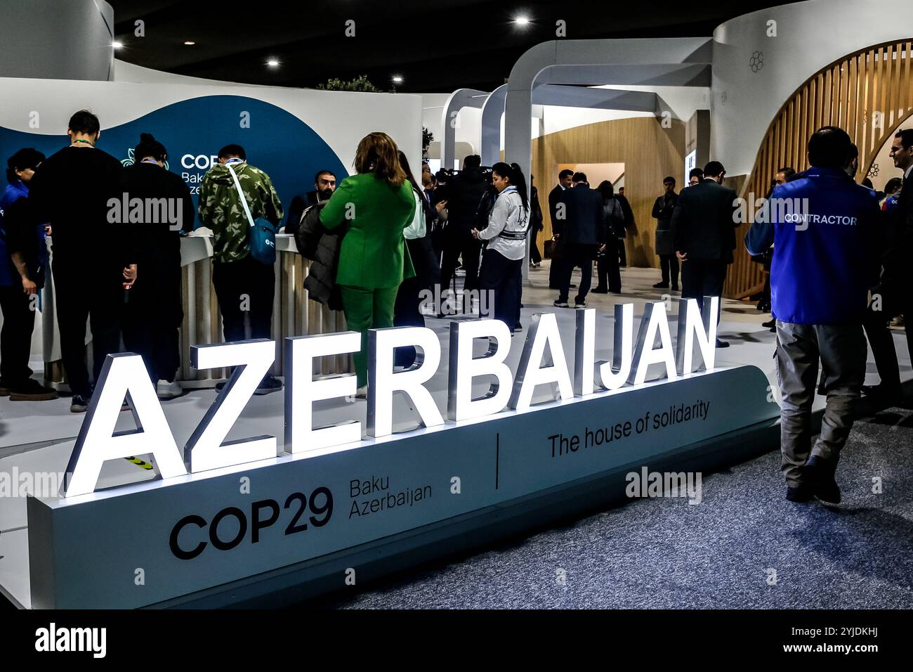 Baku, Azerbaijan. 14th Nov, 2024. Participants visit Azerbaijan ...