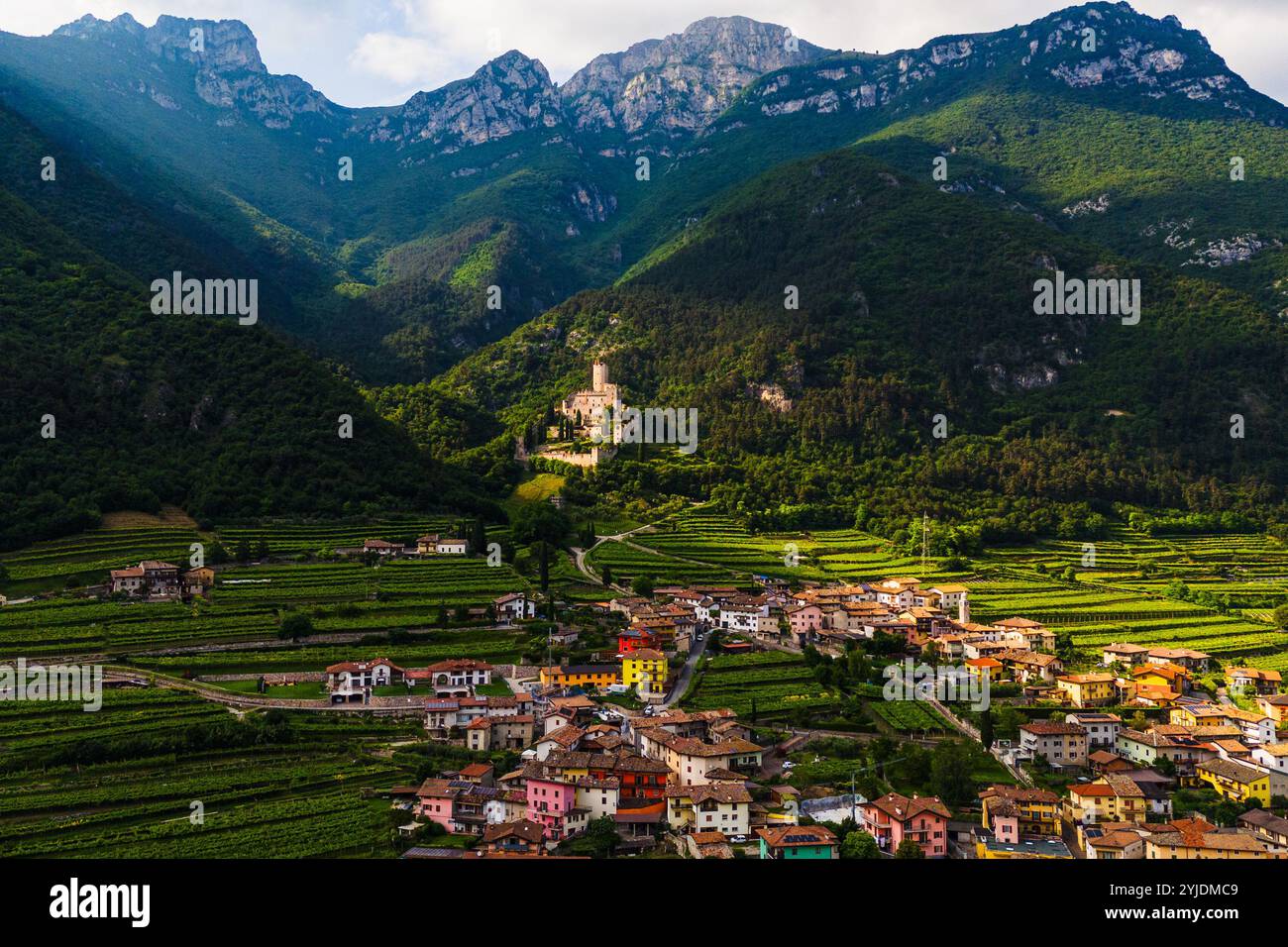 ALA, ITALY – AUGUST 21, 2024: Castello di Ala, a historic fortress ...