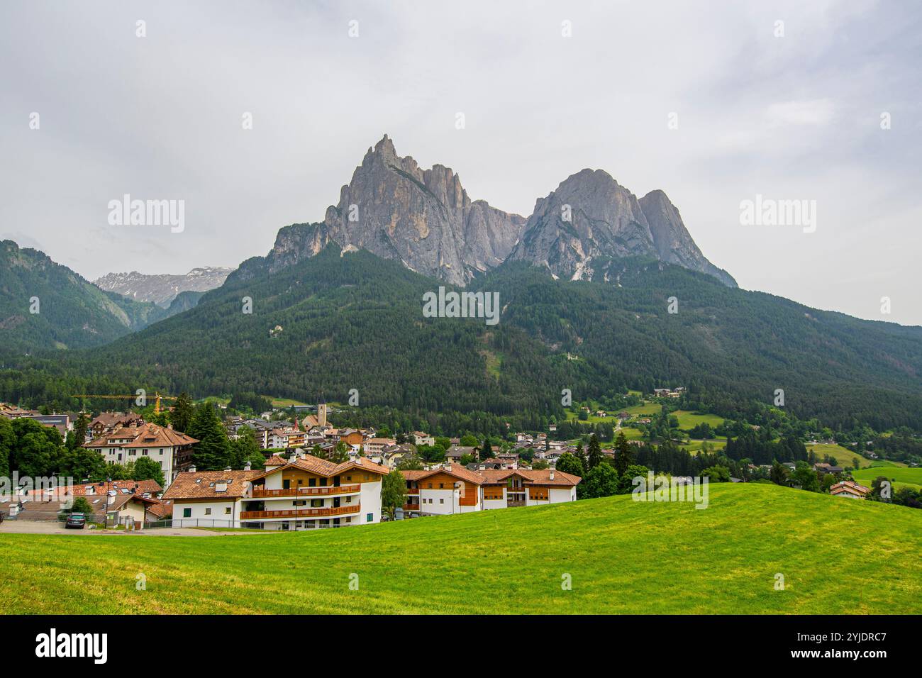 CASTELROTTO, ITALY – AUGUST 27, 2024: The breathtaking view of the Alpe ...