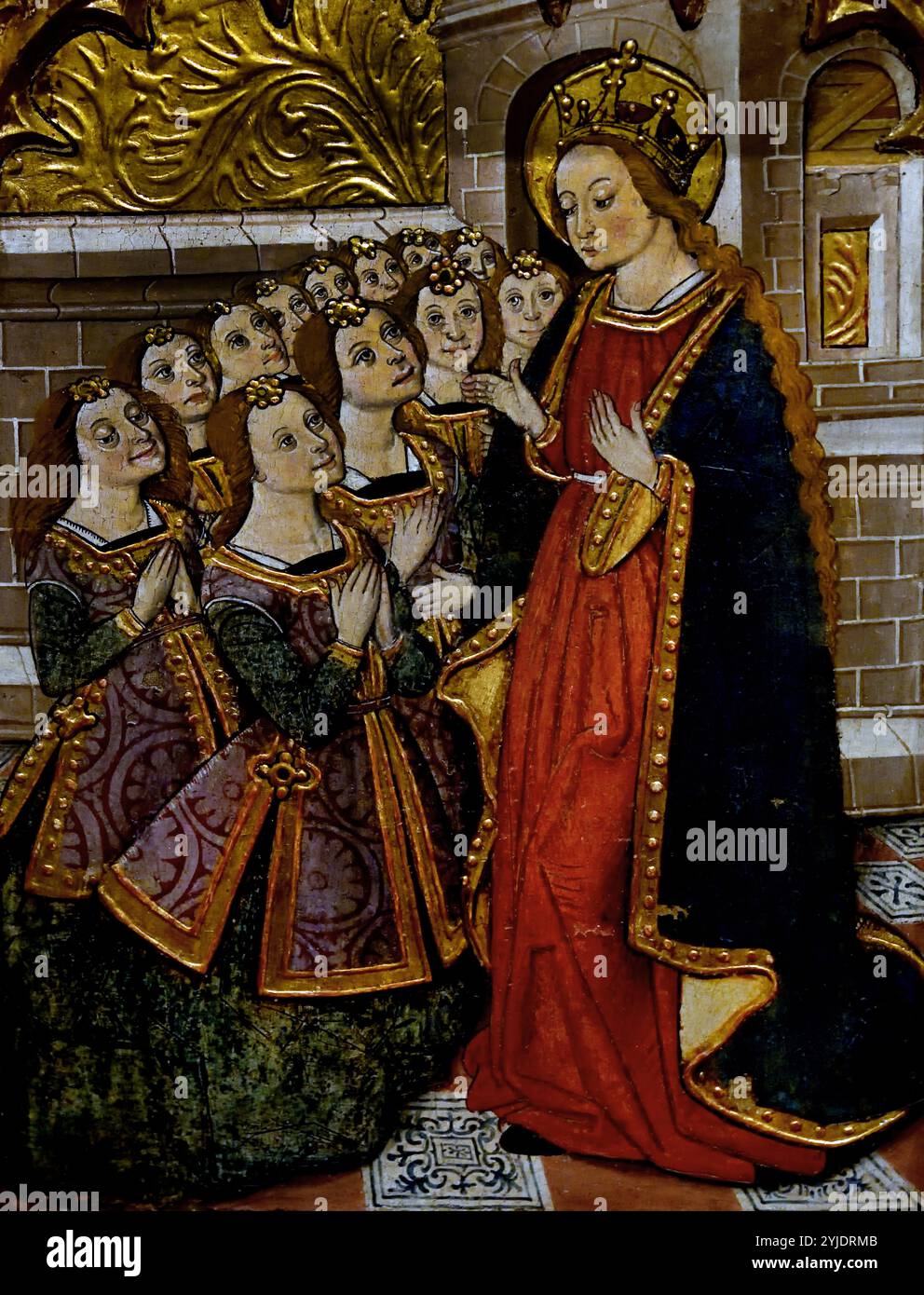 Altarpiece of Santa Cristina XV century, Tempera --wood, Chapel of ...