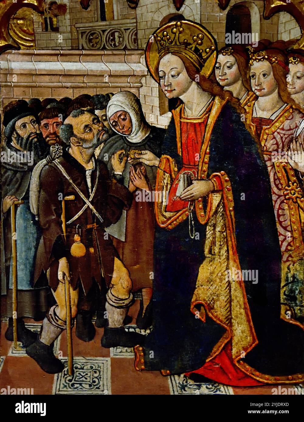 Altarpiece of Santa Cristina XV century, Tempera --wood, Chapel of ...