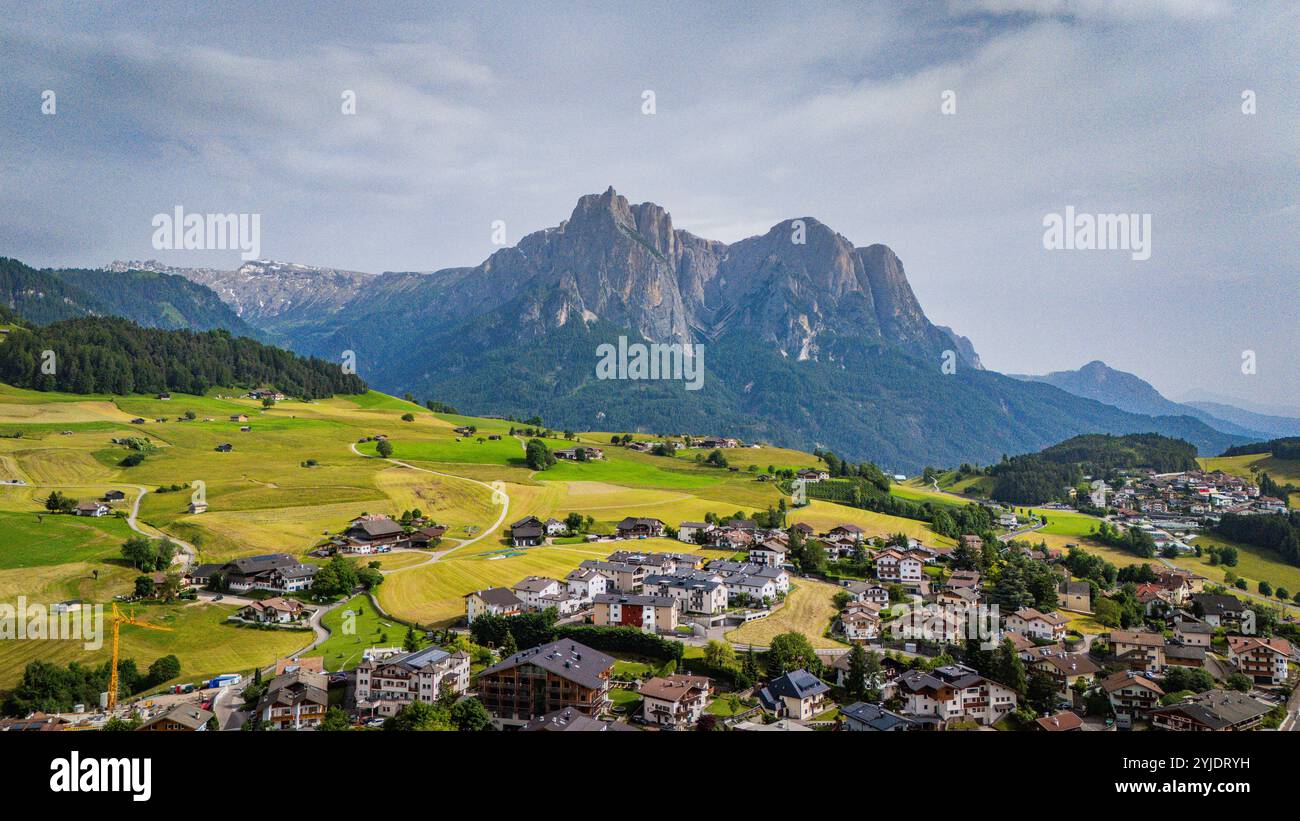 CASTELROTTO, ITALY – AUGUST 27, 2024: The charming village of ...