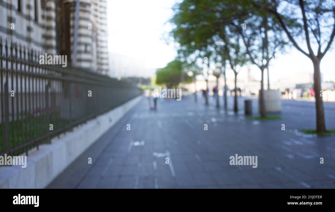Blurred view marseilles street scene hi-res stock photography and ...