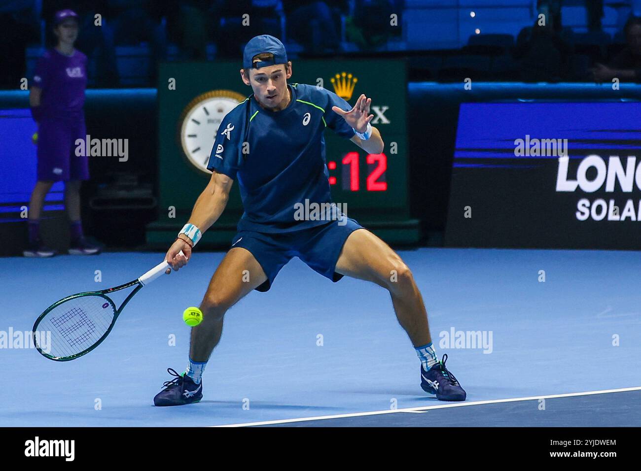 Turin, Italien. 14th Nov, 2024. Alex De Minaur of Australia seen in ...
