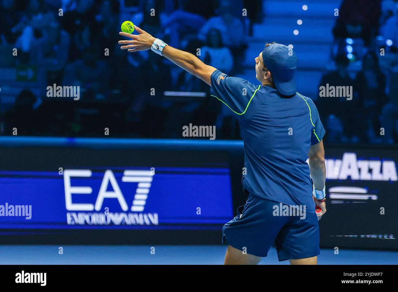 Turin, Italien. 14th Nov, 2024. Alex De Minaur of Australia seen in ...