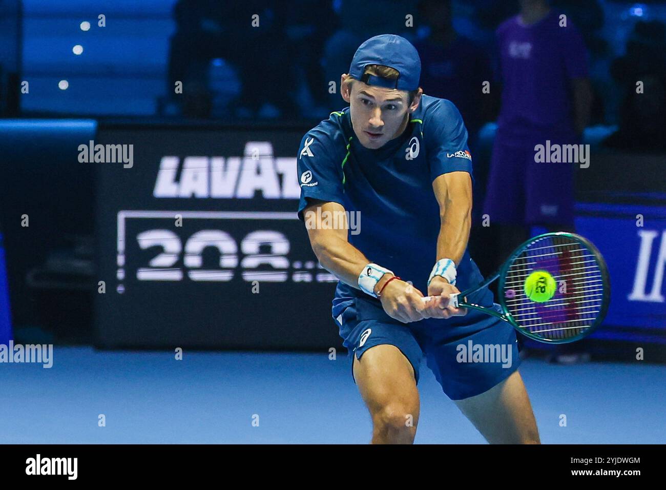 Turin, Italien. 14th Nov, 2024. Alex De Minaur of Australia seen in ...