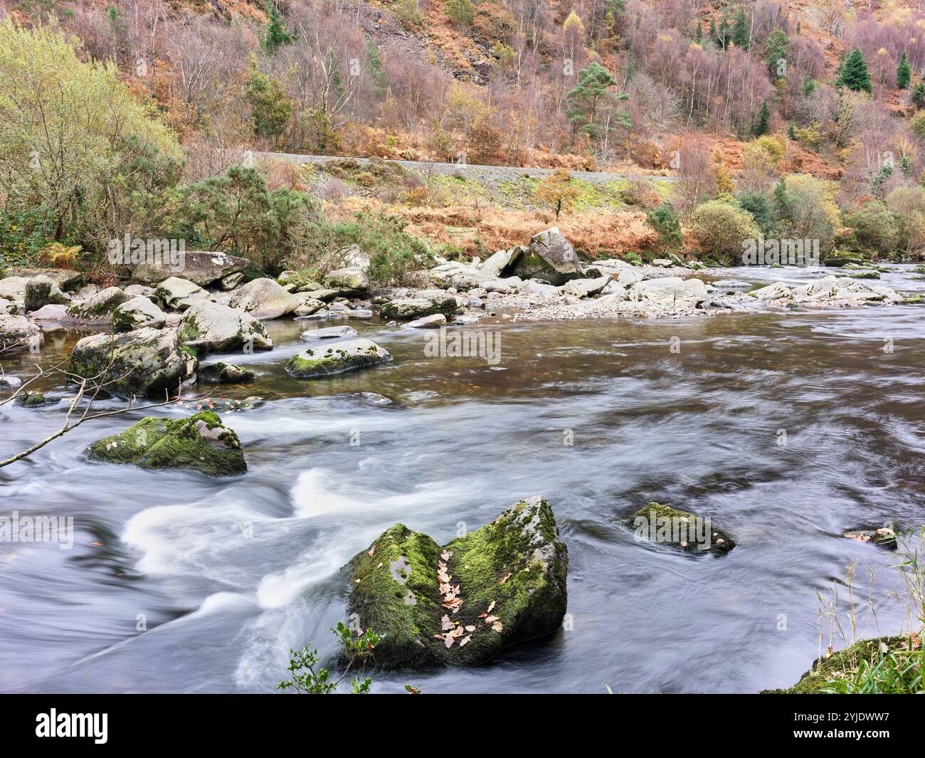 Aberglaslyn river, Snowdonia, Wales Stock Photo - Alamy