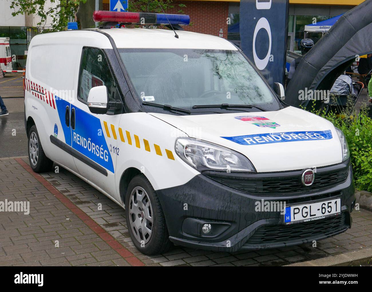 Fiat Doblo police Stock Photo - Alamy