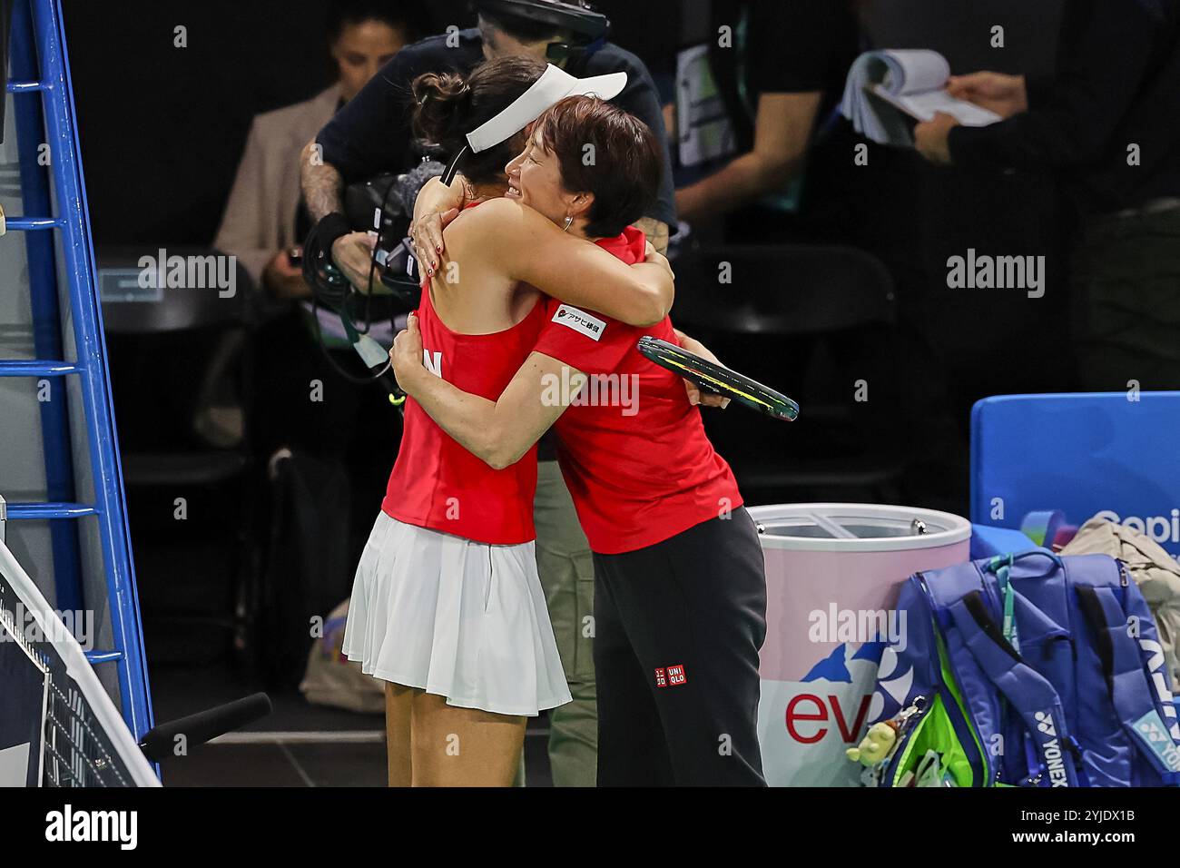 Malaga, Malaga, Spain. 14th Nov, 2024. Ena Shibahara of Japan, Captain ...
