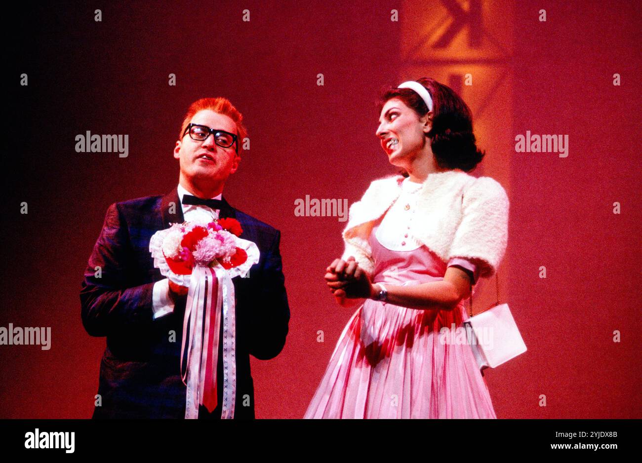 Adrian Edmondson (Brad), Gina Bellman (Janet) in THE ROCKY HORROR SHOW ...