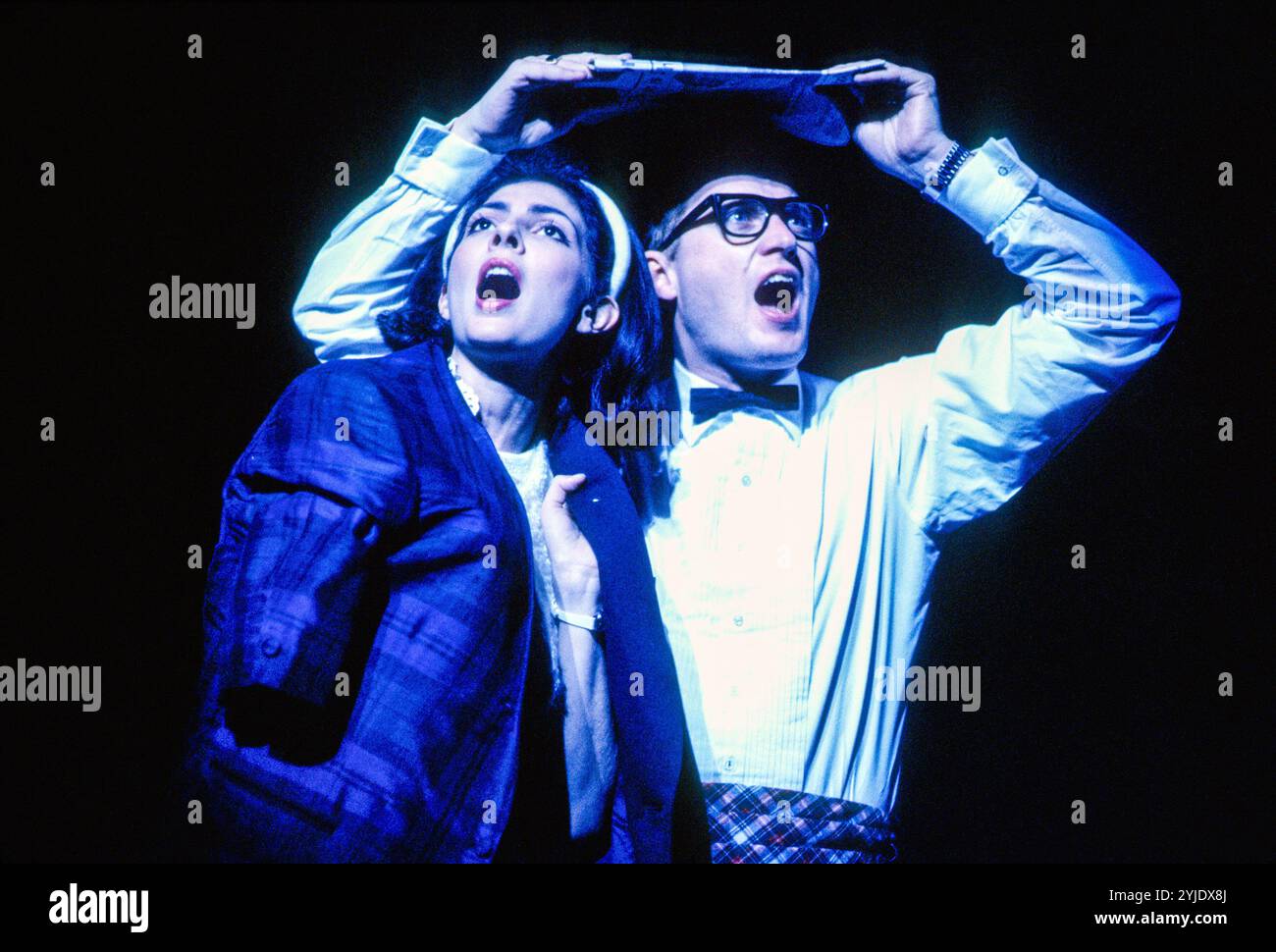 Gina Bellman (Janet), Adrian Edmondson (Brad) in THE ROCKY HORROR SHOW ...