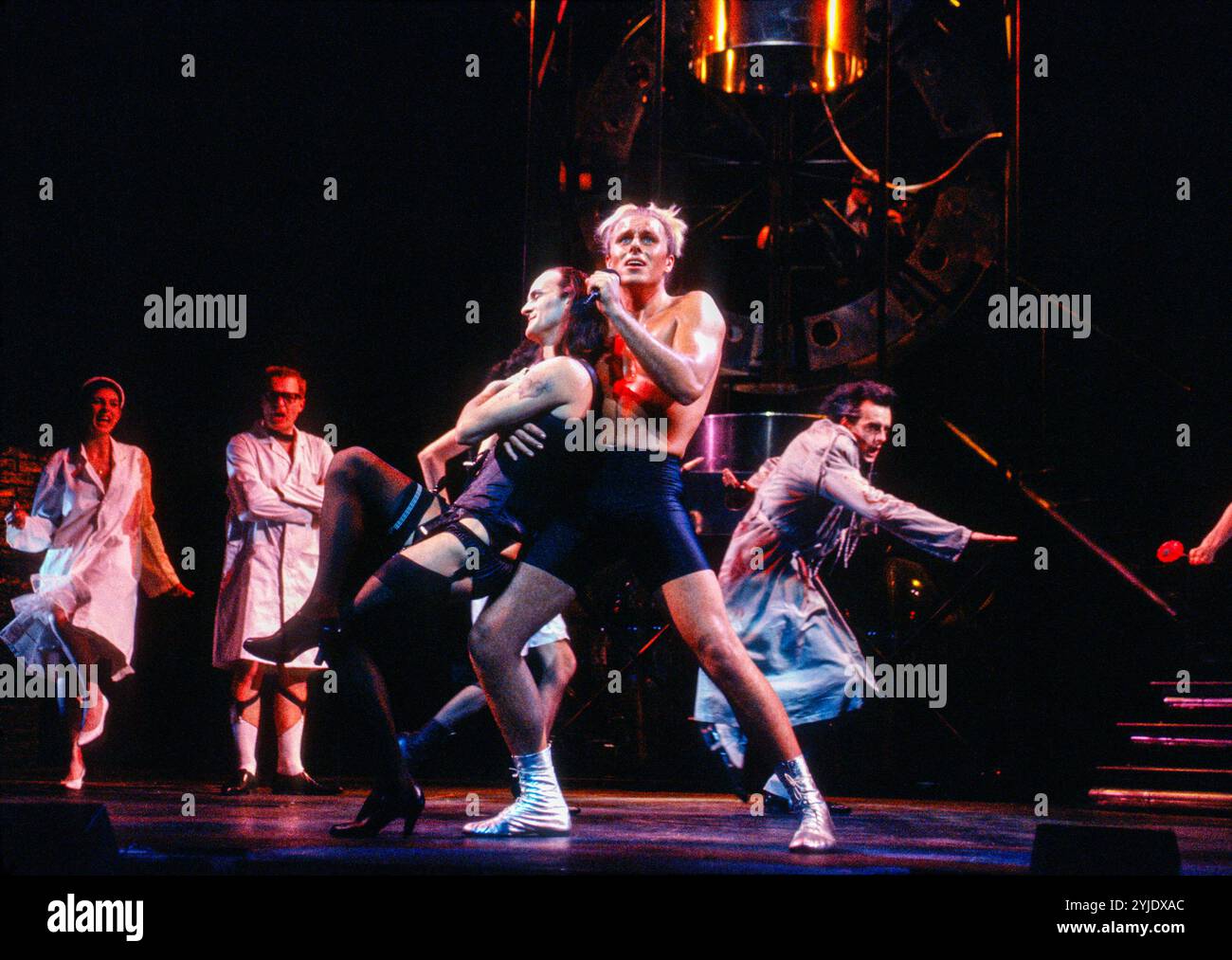 l-r: Gina Bellman (Janet), Adrian Edmondson (Brad), Tim McInnerny ...