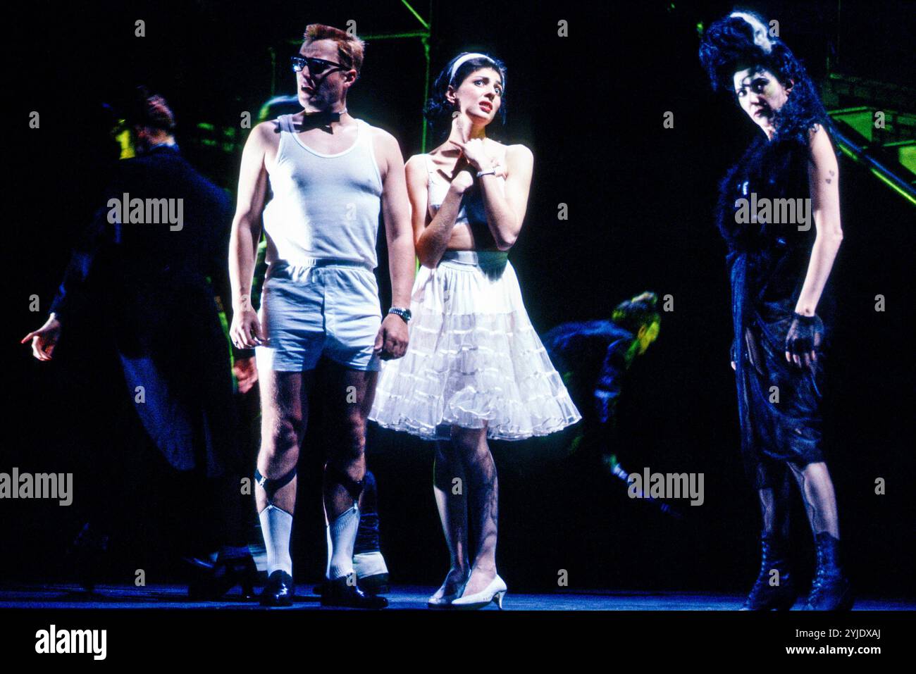 l-r: Adrian Edmondson (Brad), Gina Bellman (Janet), Mary Maddox ...