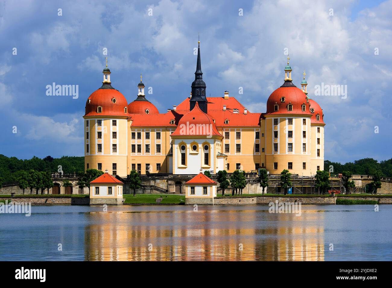 Moritzburg Castle, Baroque Castle, Moritzburg, Saxony,, Schloss ...