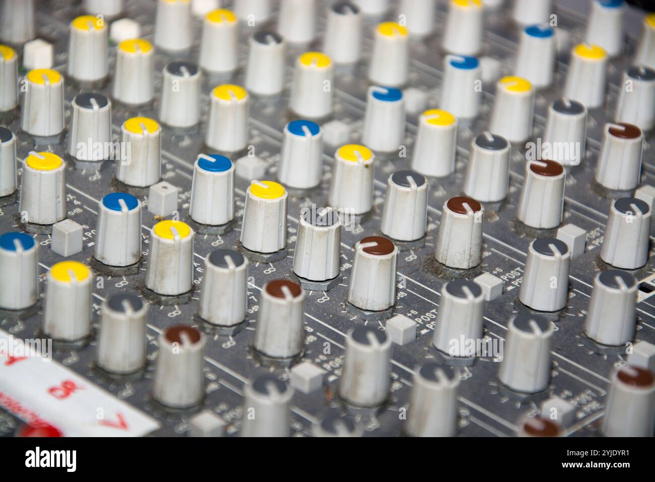 recording studio, mixing console, close-up,, Tonstudio, Mischpult ...