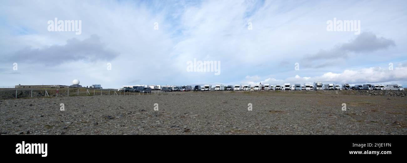 In Norway, on the island of Magerøya, at one of the northern tip, lies ...