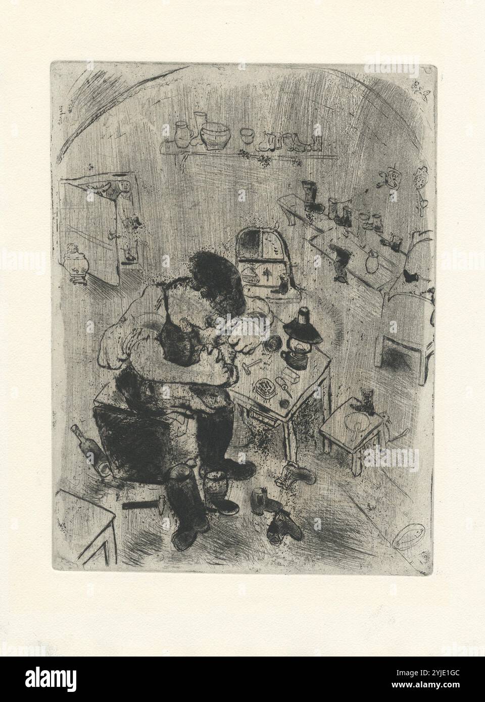 Illustration for the poem The Dead Souls by N. Gogol. Museum: PRIVATE ...