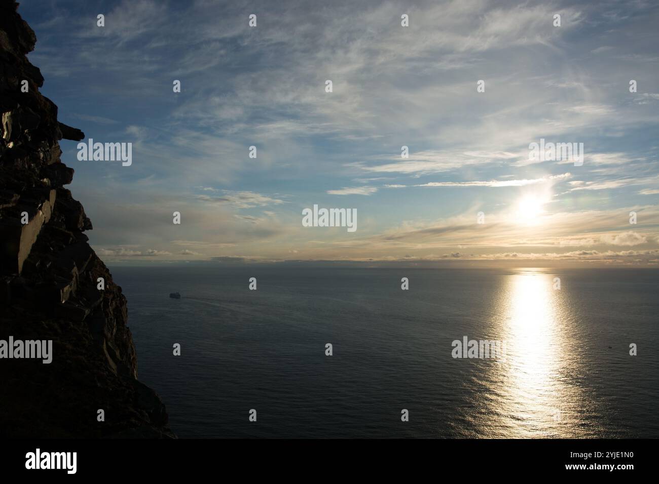 In Norway, on the island of Magerøya, at one of the northern tip, lies ...