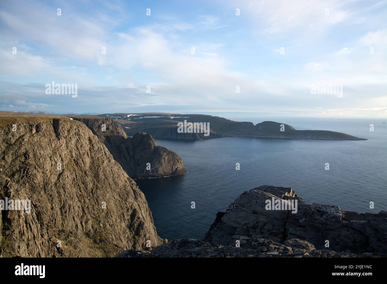In Norway, on the island of Magerøya, at one of the northern tip, lies ...