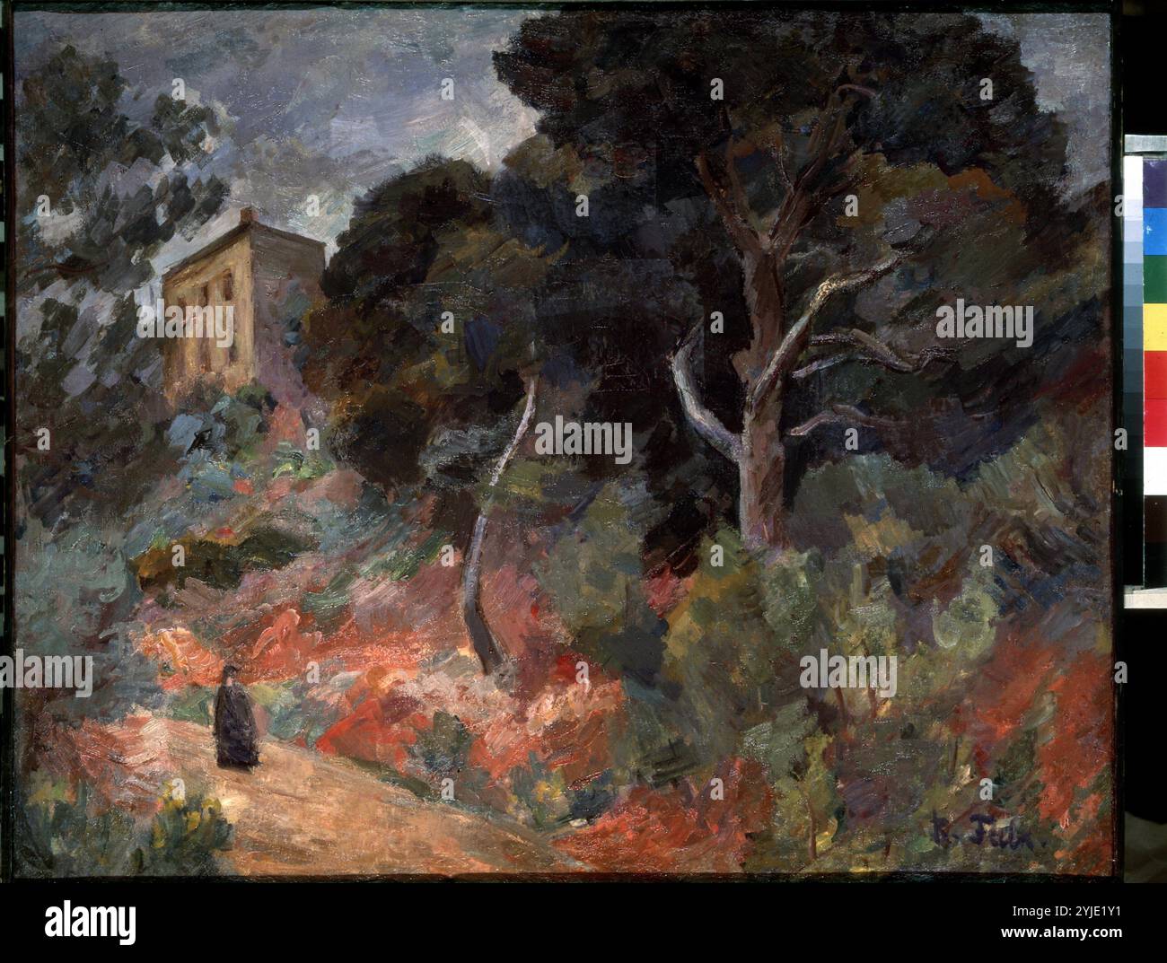 French landscape. Museum: State Russian Museum, St. Petersburg. Author ...