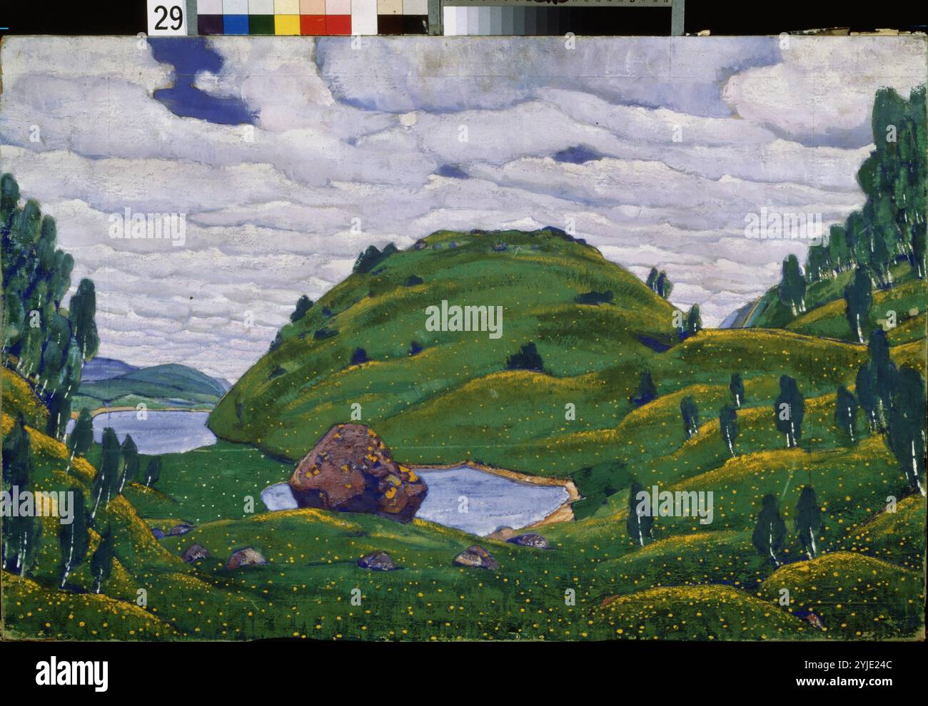 Adoration of the Earth. Stage design for the ballet The Rite of Spring ...