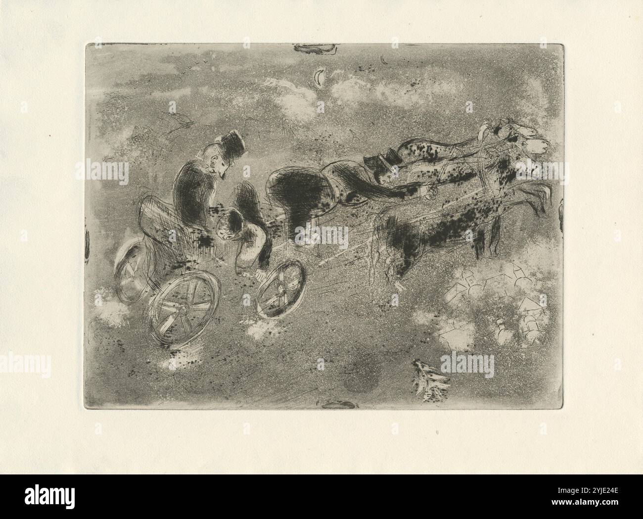 Illustration for the poem The Dead Souls by N. Gogol. Museum: PRIVATE COLLECTION. Author: MARC ...