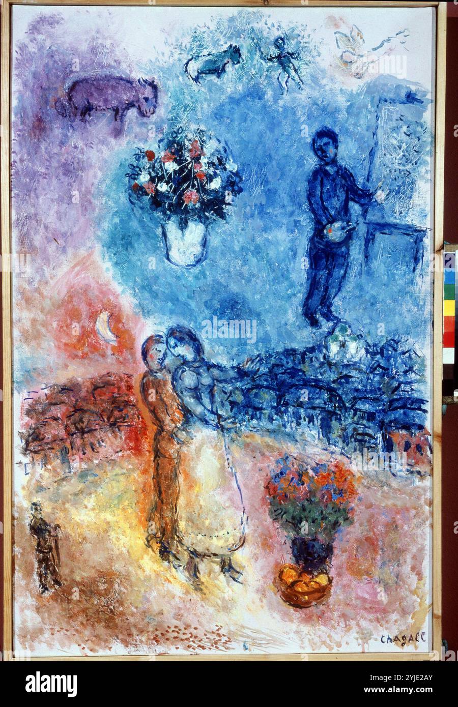 Chagall painting marriage hi-res stock photography and images - Alamy