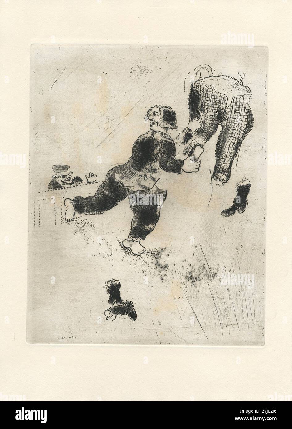 Illustration for the poem The Dead Souls by N. Gogol. Museum: PRIVATE ...