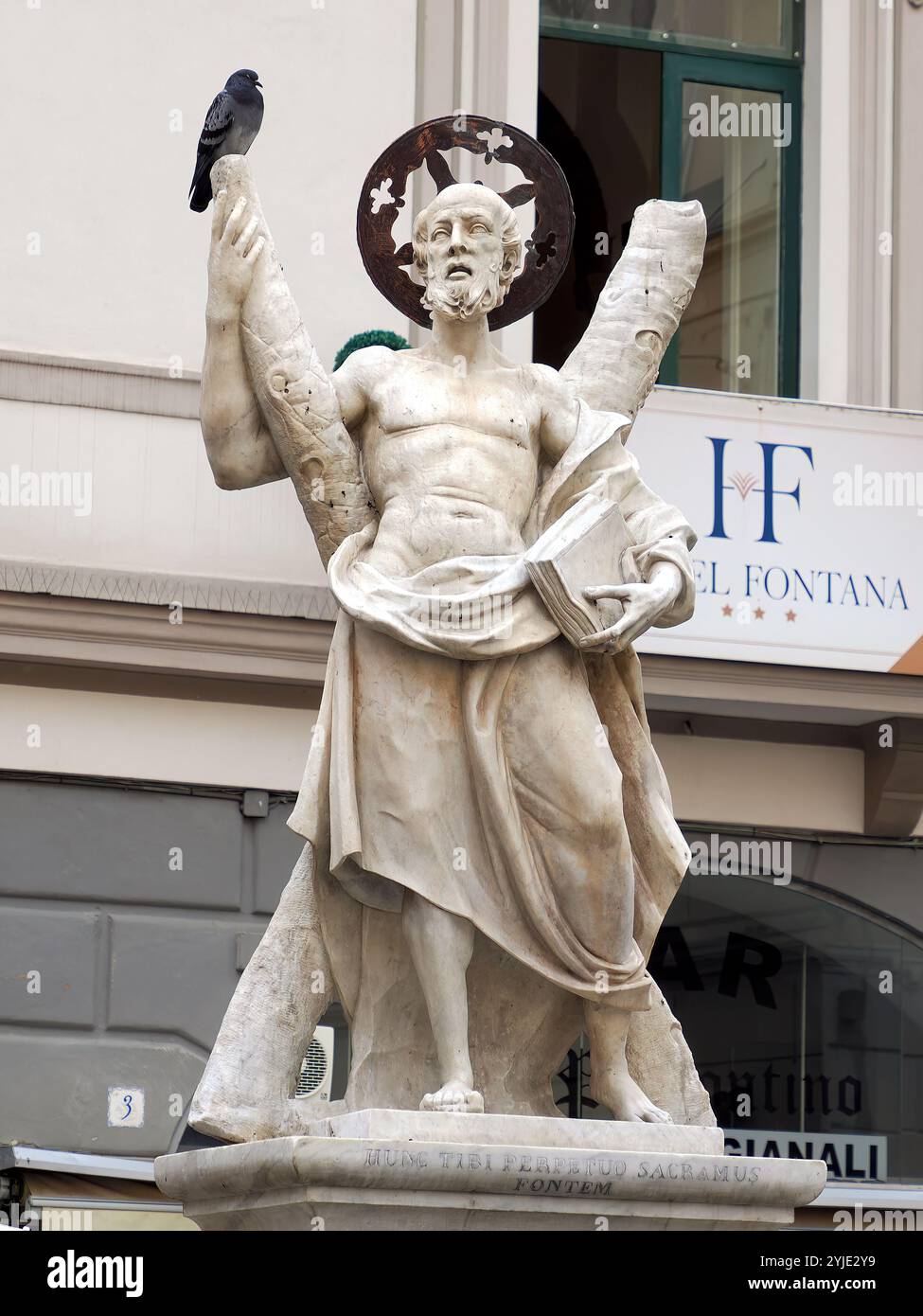 Fontana sant Andrea, Amalfi town, Saint Andrew's Fountain, Amalfi Coast ...