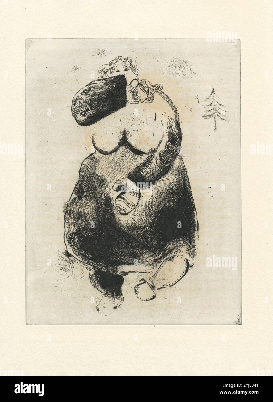 Illustration for the poem The Dead Souls by N. Gogol. Museum: PRIVATE COLLECTION. Author: MARC ...