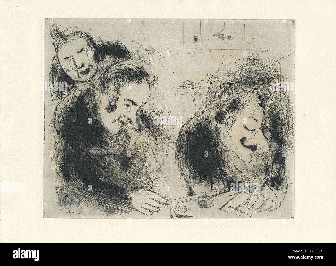Illustration for the poem The Dead Souls by N. Gogol. Museum: PRIVATE COLLECTION. Author: MARC ...