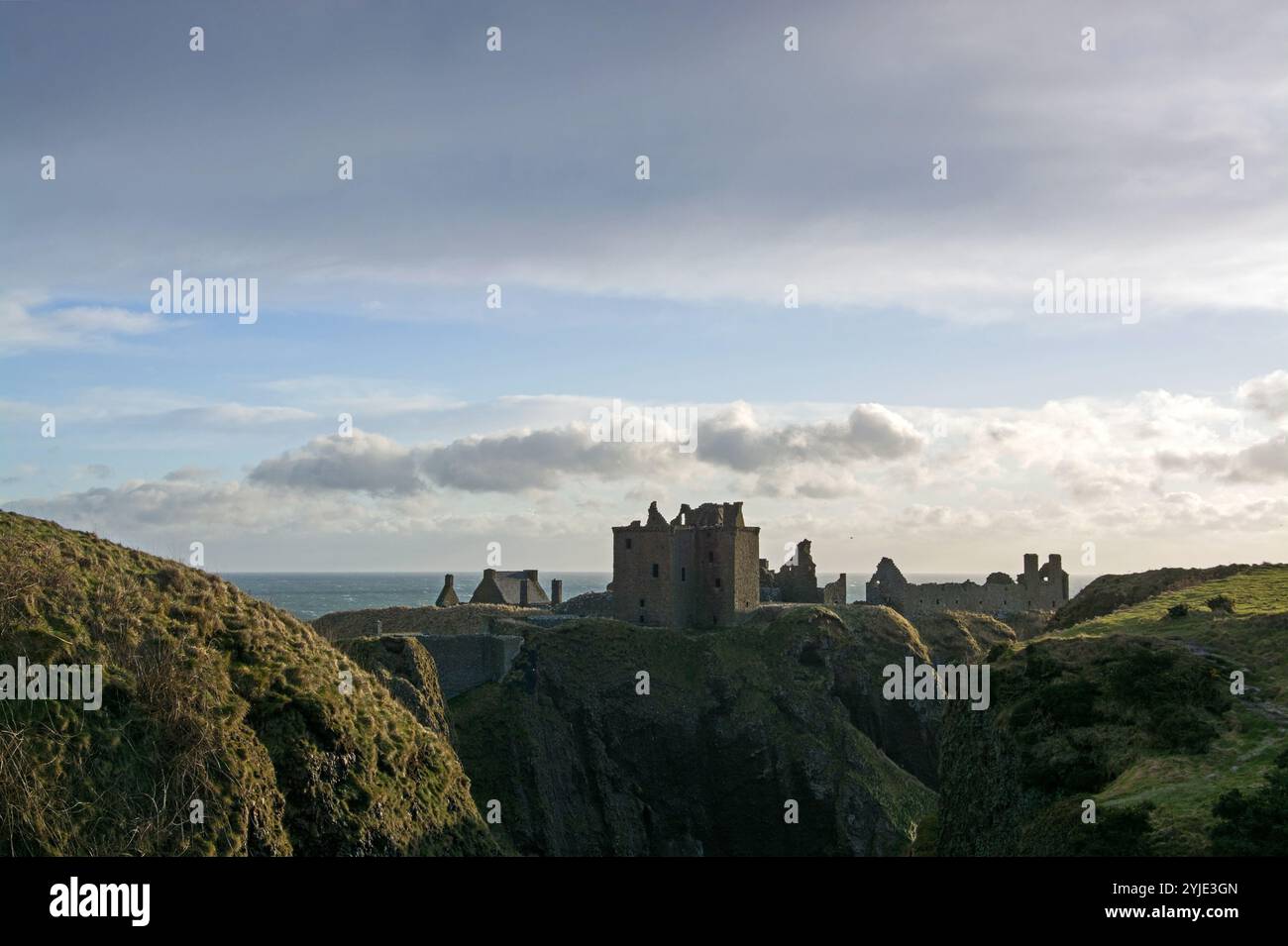 Dunnottar Castle is a ruined castle in Aberdeenshire, Scotland ...